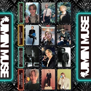 Jimin Muse Photocard Lucky Draw Full Set, Jimin BTS Photocard Jimin Pc Jimin Muse K-pop ...