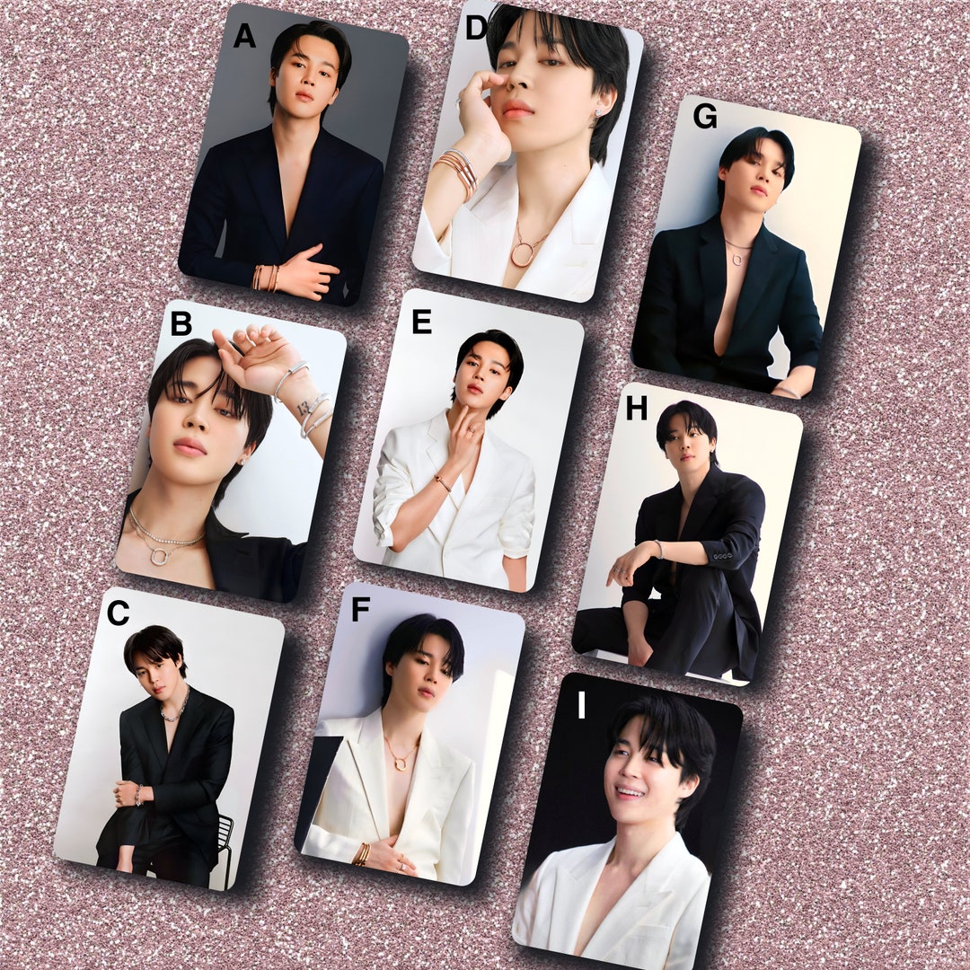 Jimin Photocards Jimin Tiffany Photocards BTS Jimin Photocard Jimin ...