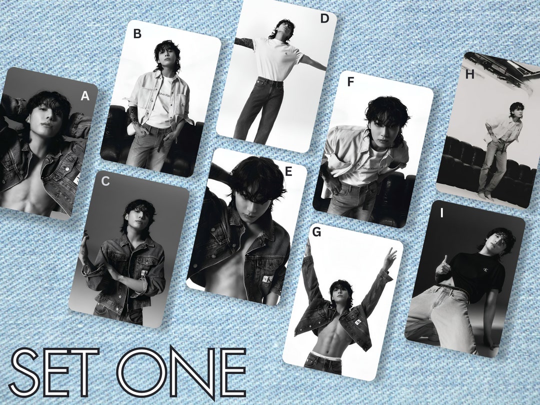 Jungkook BTS Photocards JK Calvin Klein Photocards Jkxck BTS Photocards ...