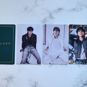 Jungkook Golden Photocards Live on Stage Pcs Golden Live JK Replica ...