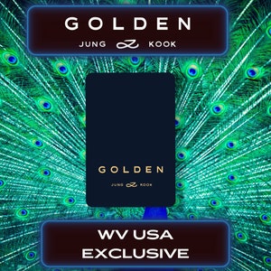 Jungkook Golden Album Weverse Photocard Jung Kook Replica Pc JK Golden ...