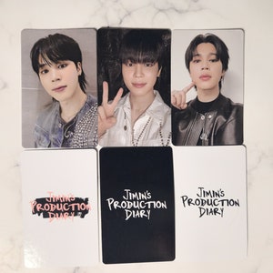 Jimin's Production Diary PC BUNDLE Jimin BTS Photocard Bundle Jimin Face Fanmeet Pc Documentary ...