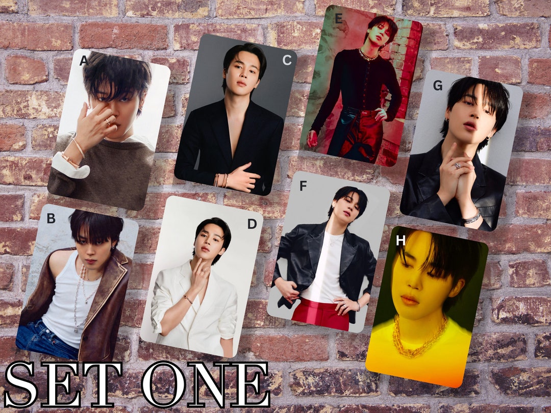 BTS Jimin Photocards BTS Photocards Jimin Vogue Photocards Jimin Vogue ...