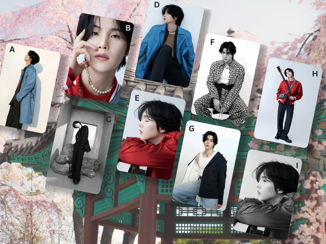Yoongi Magazine Photocards SUGA Photocards BTS Photocards - Etsy