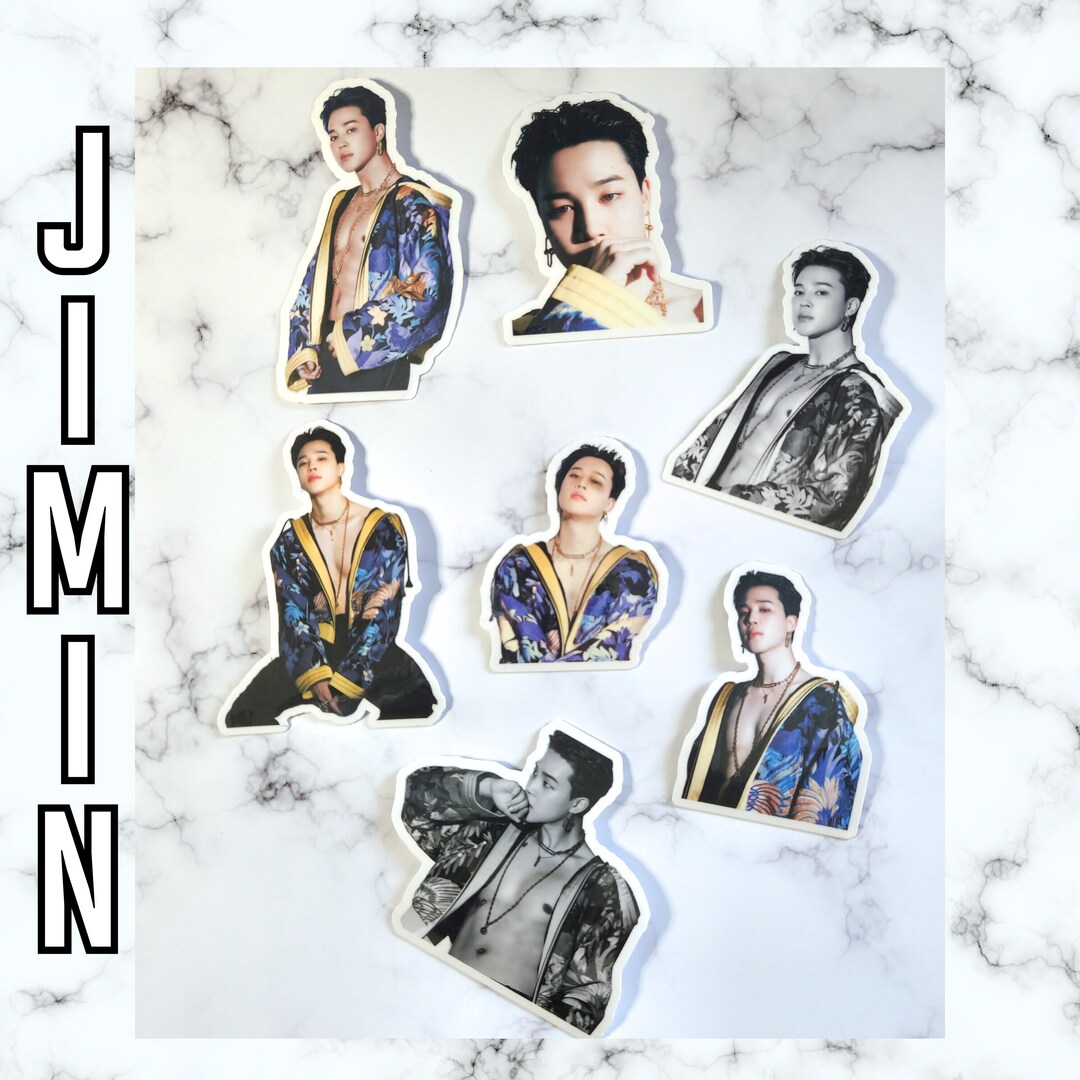 Fan-made Replica Jimin Sticker Pack Jimin Shirtless Sticker Park Jimin ...