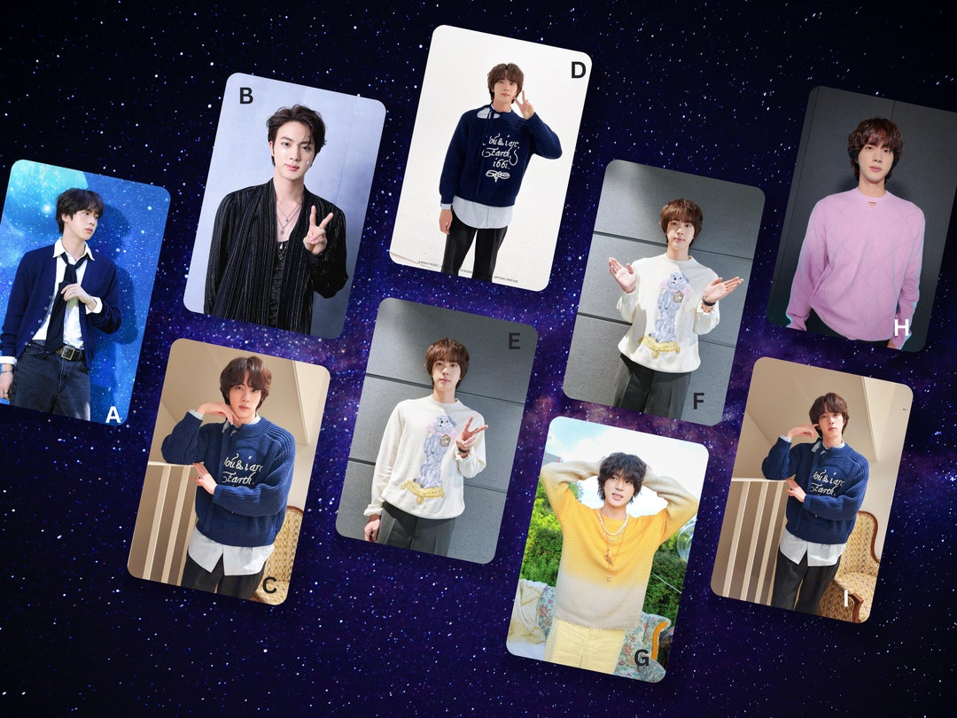 Jin the Astronaut Photocard Collection Unofficial BTS Photocard Jin ...