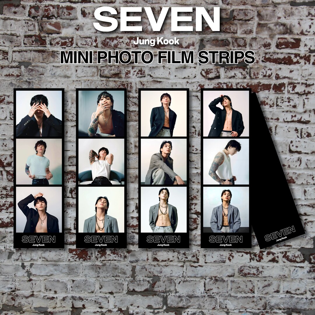 BTS Jungkook SEVEN Mini Photo Film Strips Bts Jungkook Seven - Etsy
