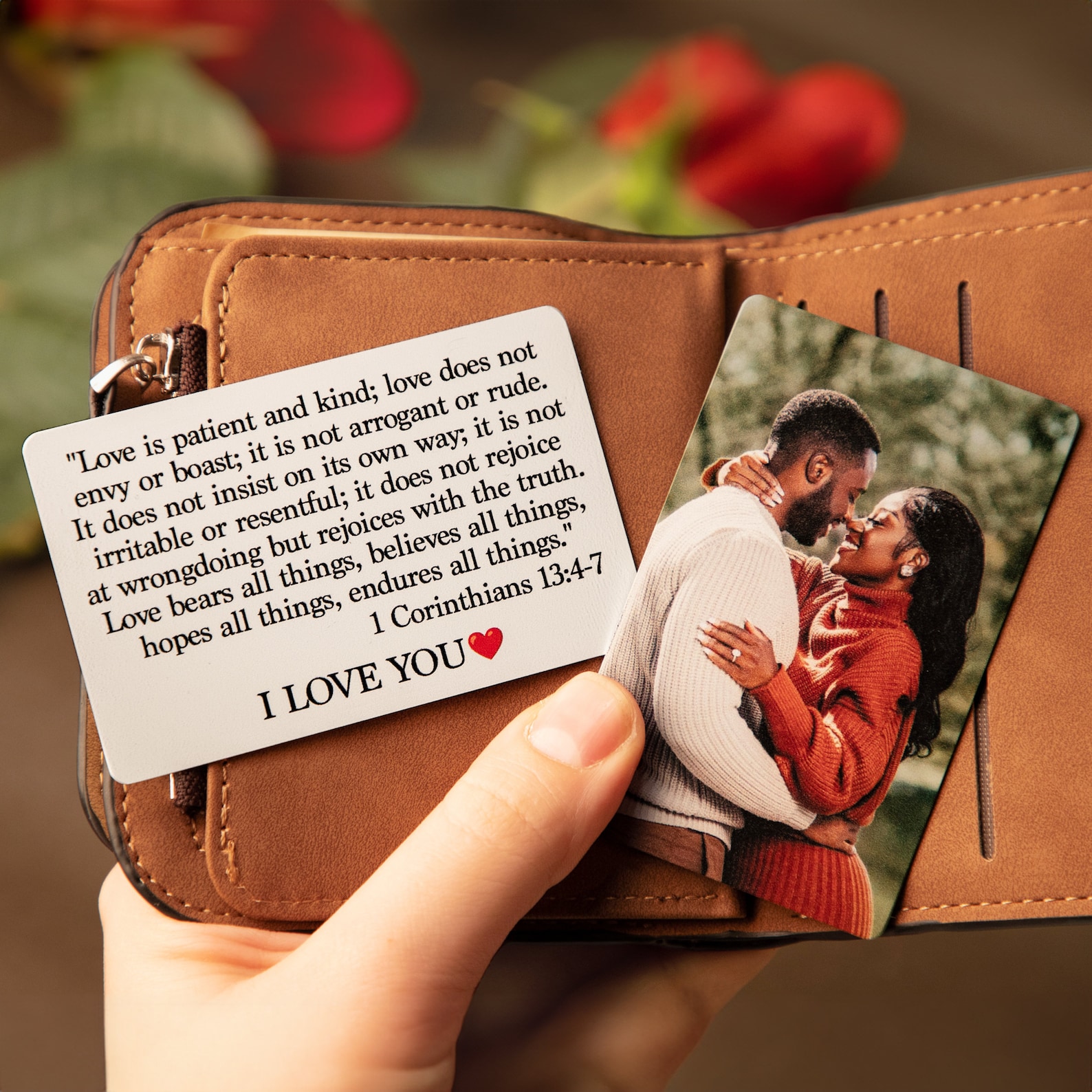 Metal Wallet Card, Wallet Insert for Boyfriend, Unique Gift for Him ...