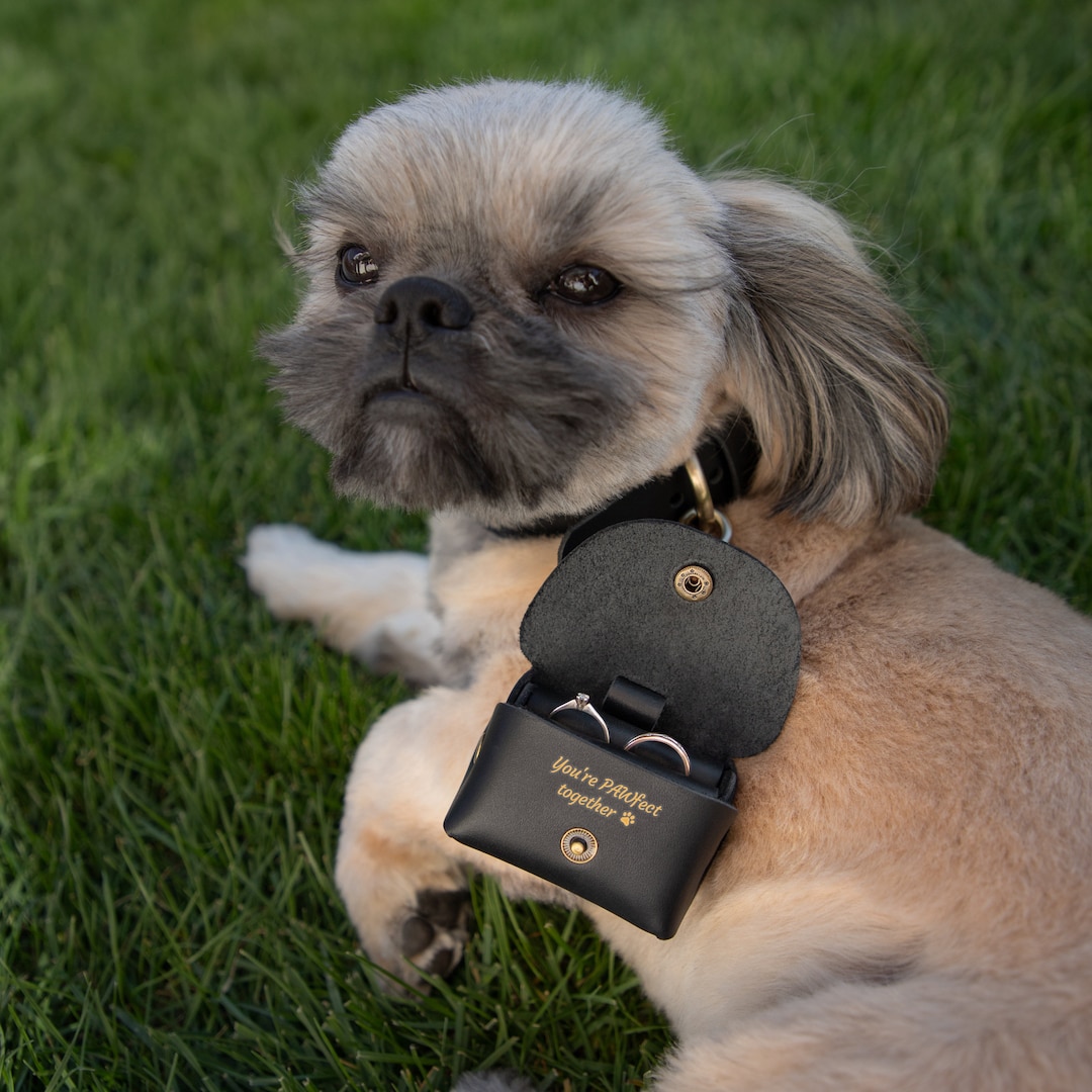 Wedding Ring Bearer Pouch for Dogs, Wedding Ring Pouch, Dog Ring Bearer ...