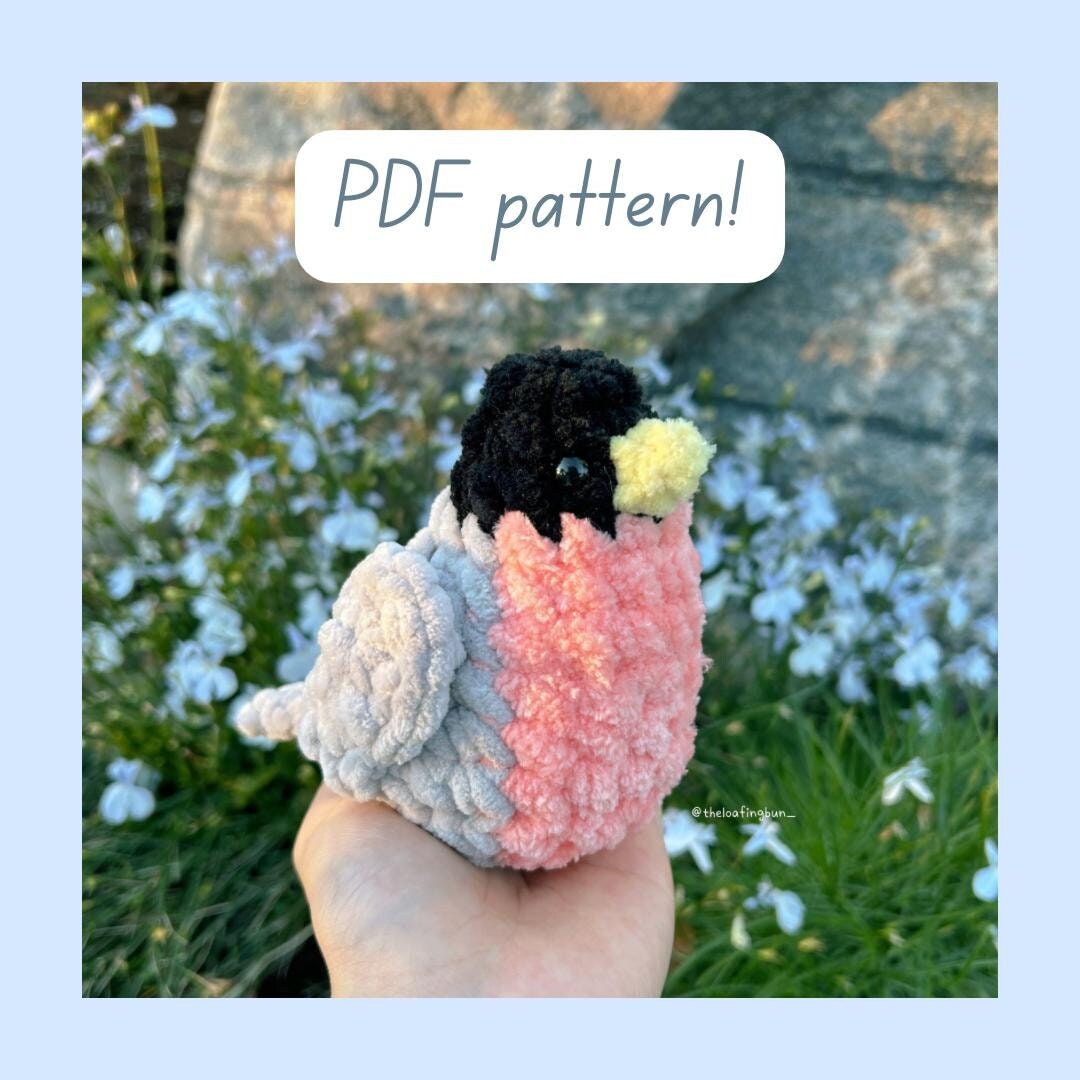 Crochet Robin PDF Pattern | Crochet American Robin | Crochet Bird | Bird Amigurumi | Crochet ...