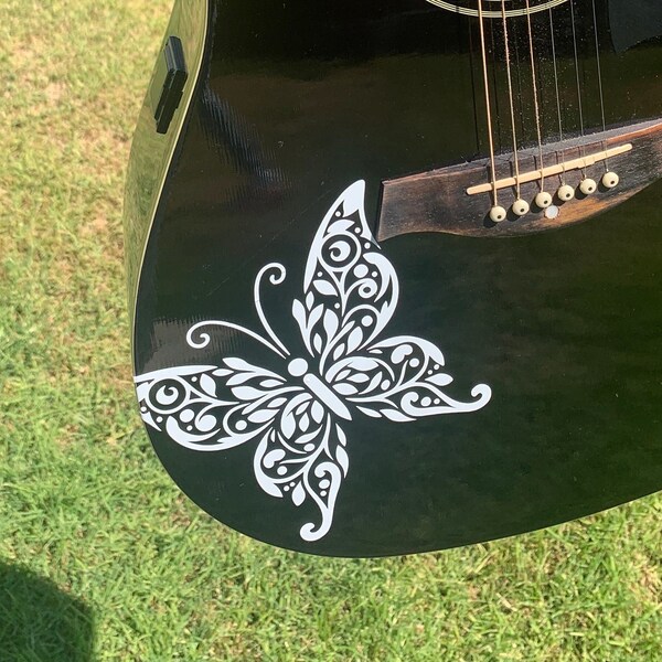 Guitar Decal - Etsy
