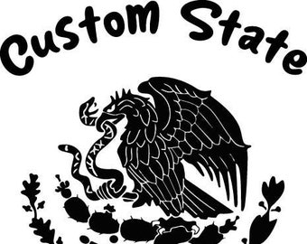 Mexico Flag Decal, Full Color Mexico Flag, Flag Car Decal, Mexico Pride ...