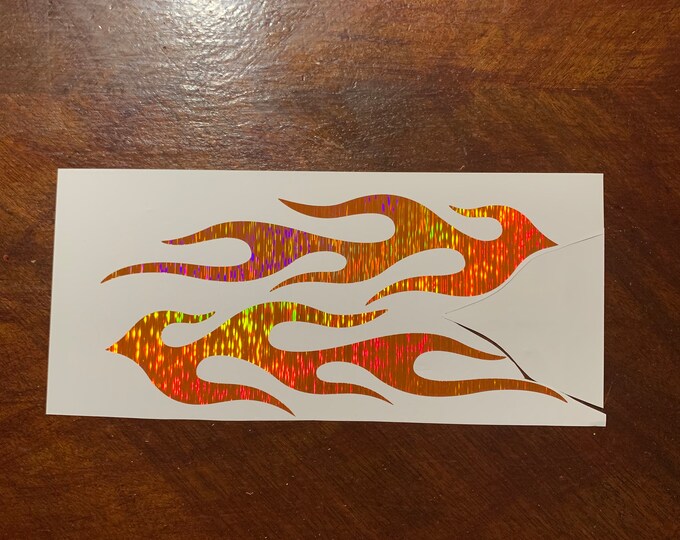 Custom Flames Set Decals Stickers. Made From High Quality Vinyl. Lots ...