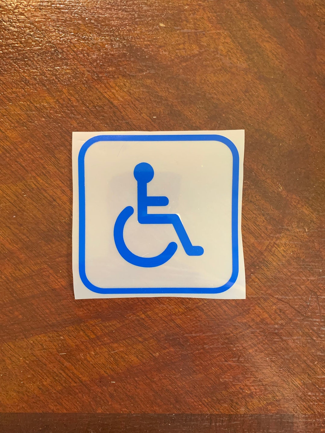 Handicap Decal Handicap Sticker Wheelchair Disabled Decal - Etsy