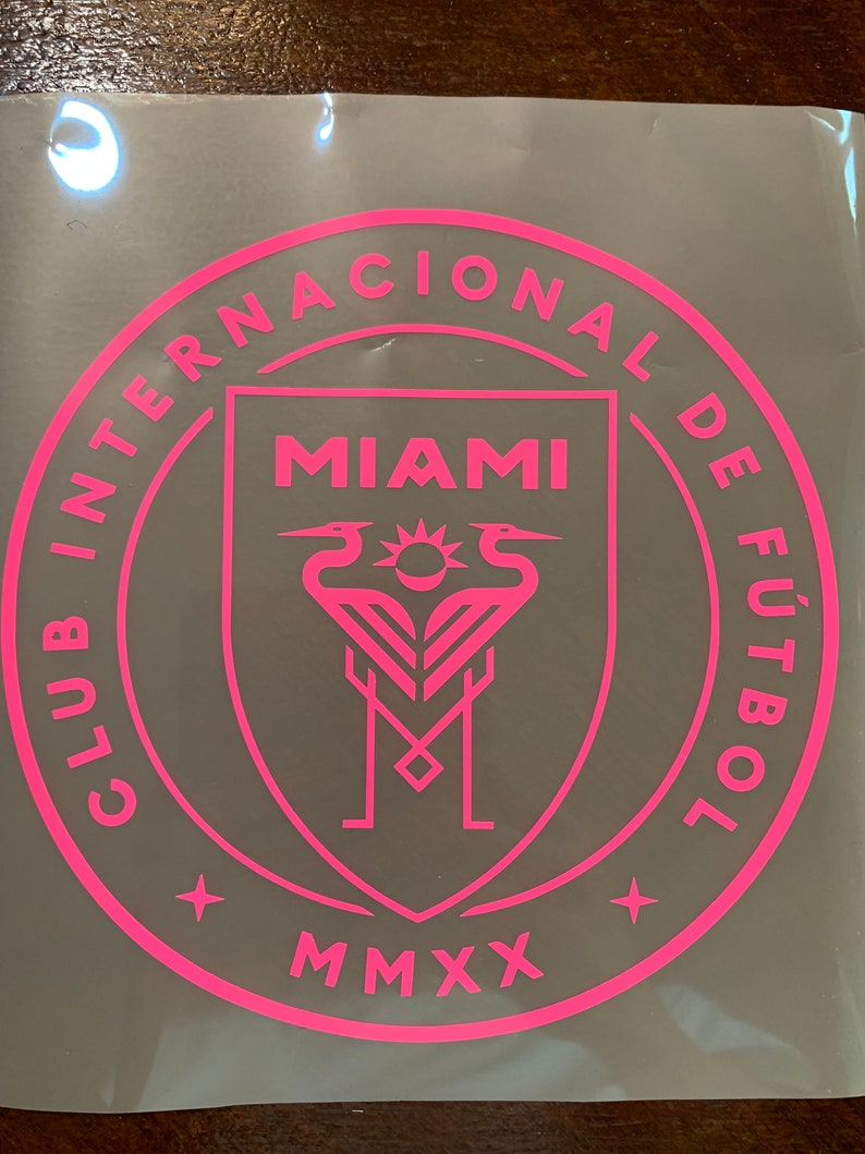 Inter Miami Decal MLS Sticker - Etsy
