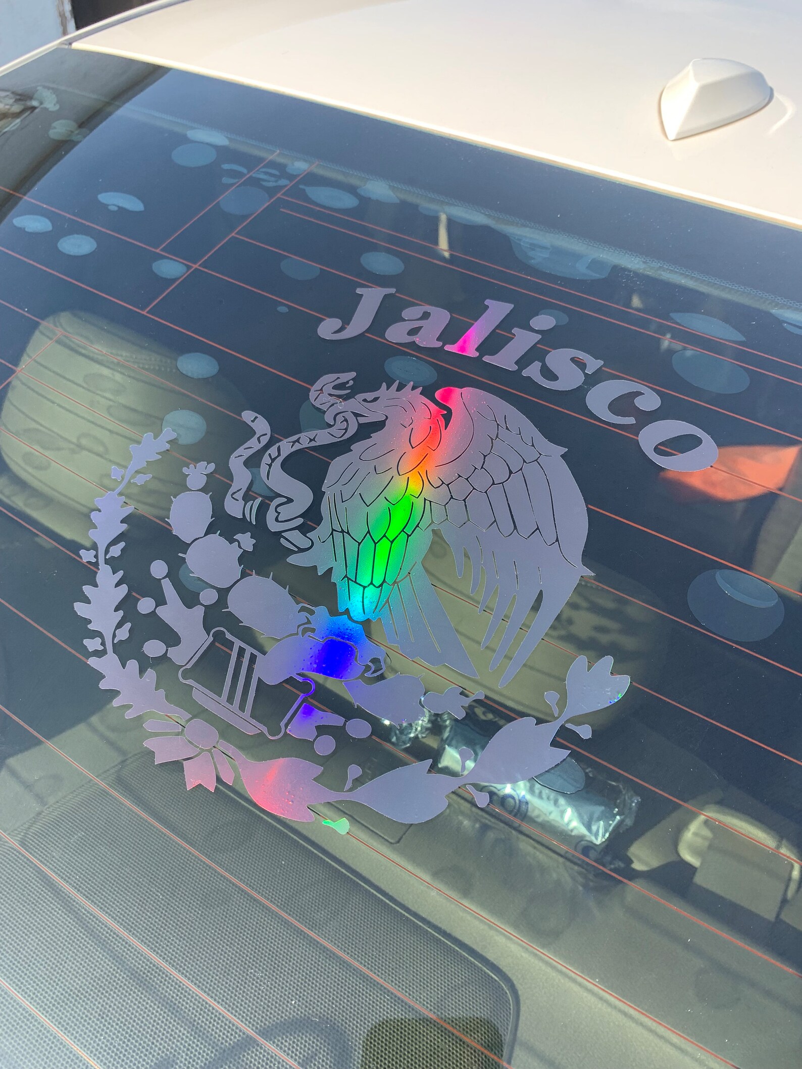 Jalisco Decal With Mexican Flag Logo Decal Estado De Jalisco Eagle Sticker Mexican Eagle Sticker ...