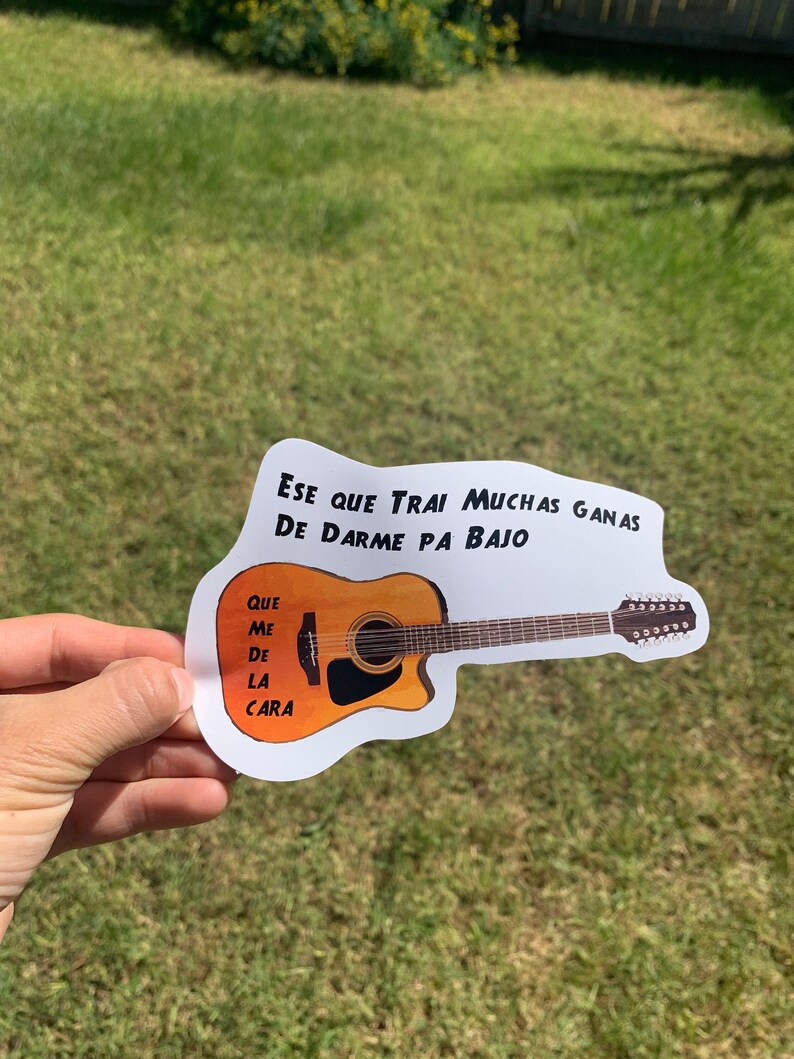 12 String Guitar Decal Sticker Ariel Camacho Toro Encartado Ese Que ...
