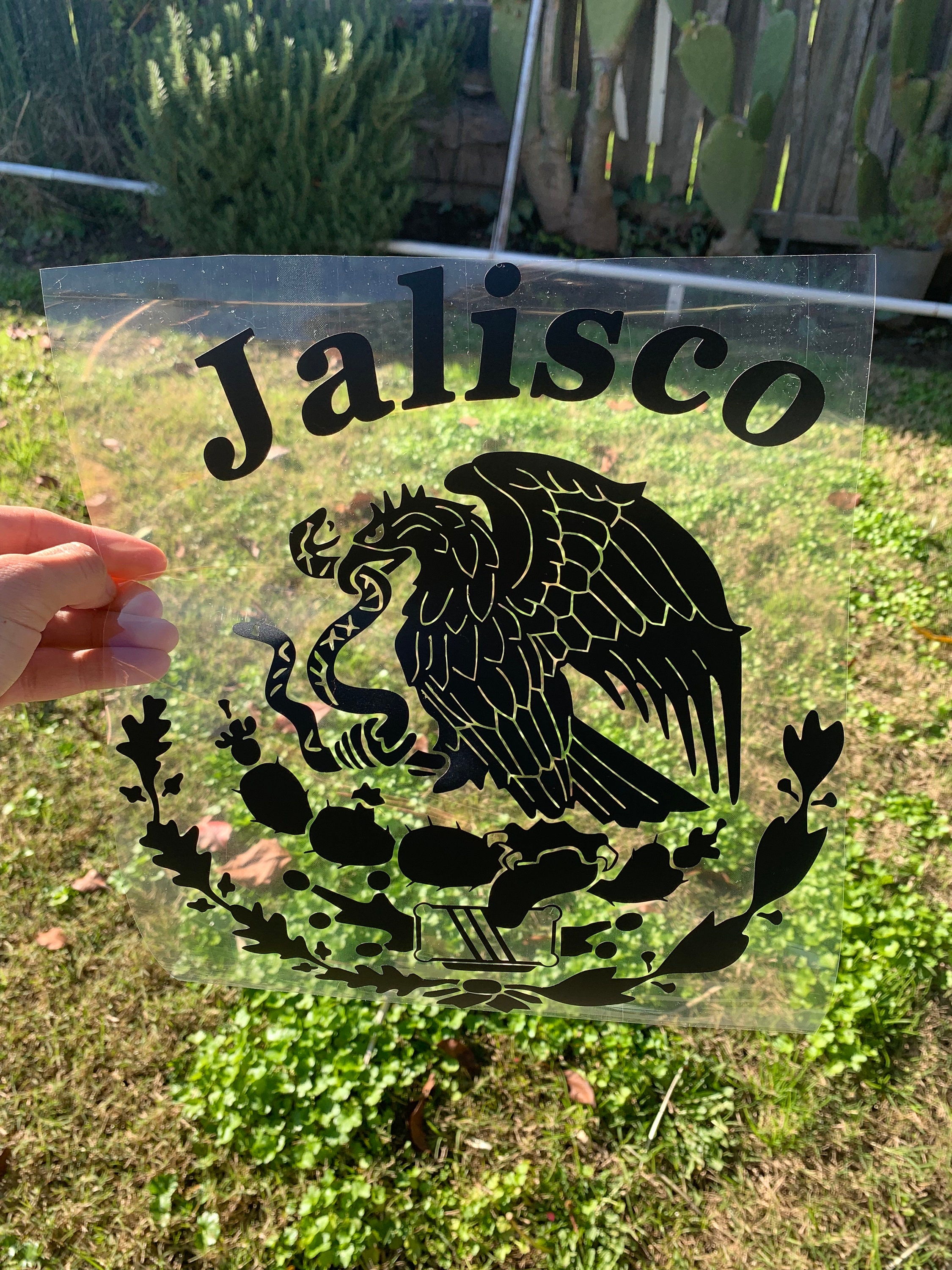Jalisco Decal With Mexican Flag Logo Decal Estado De Jalisco Eagle Sticker Mexican Eagle Sticker ...