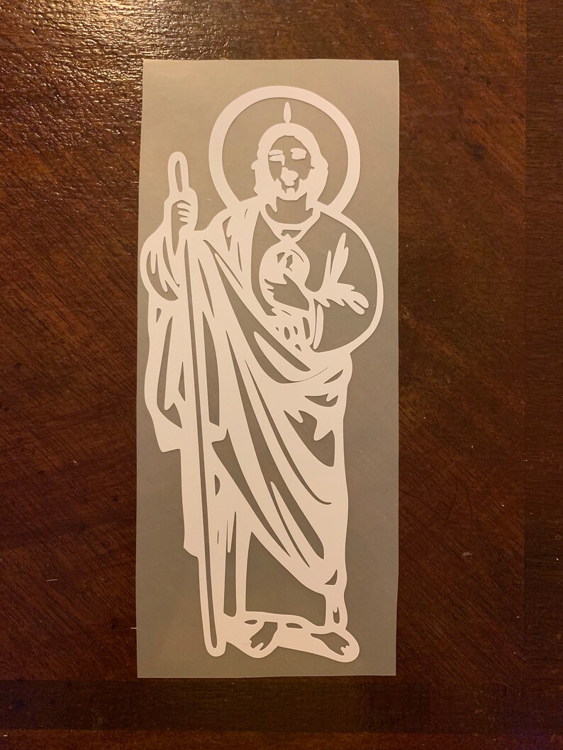 San Judas Tadeo Sticker Decal Saint Jude Thaddeus Decal - Etsy