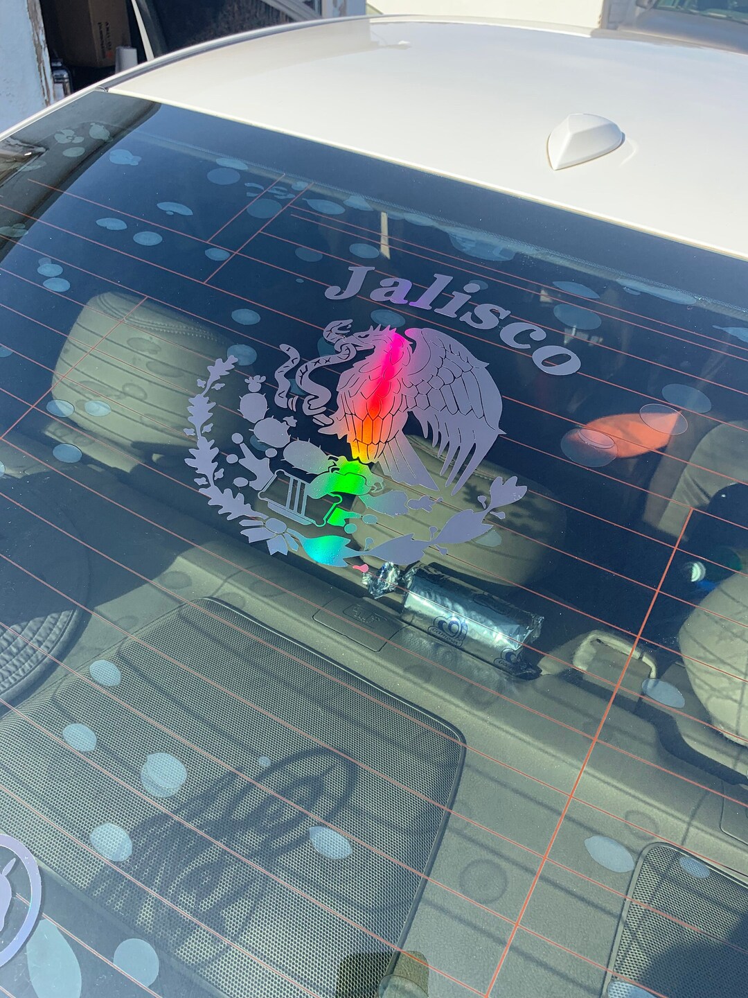 Jalisco Decal With Mexican Flag Logo Decal - Estado De Jalisco Eagle ...