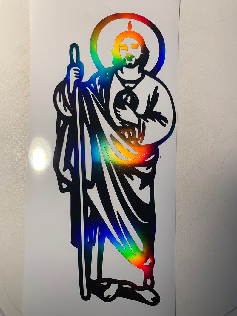 San Judas Tadeo Sticker Decal Saint Jude Thaddeus Decal Sticker ...