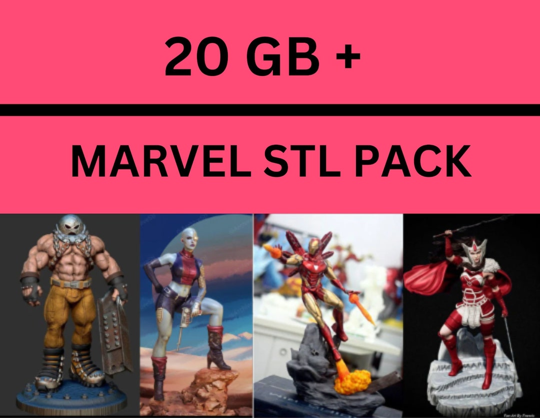 3D Printer Files Marvel Stl Files for 3D Printing - Etsy