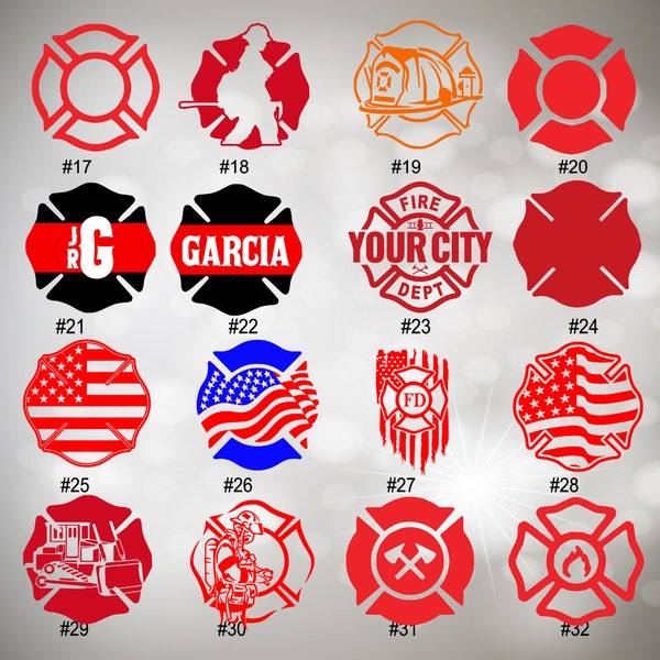Custom Firefighter Decal - Etsy