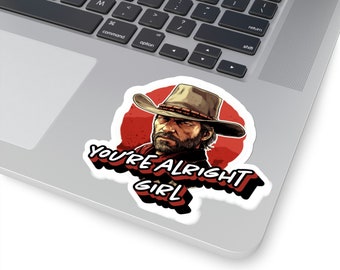 Arthur Morgan Vinyl Sticker - Etsy