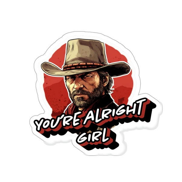 Arthur Morgan Stickers - Etsy
