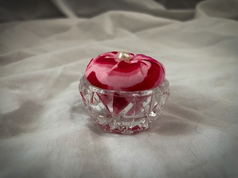 Vintage Salt Cellar Pin Cushion - Etsy