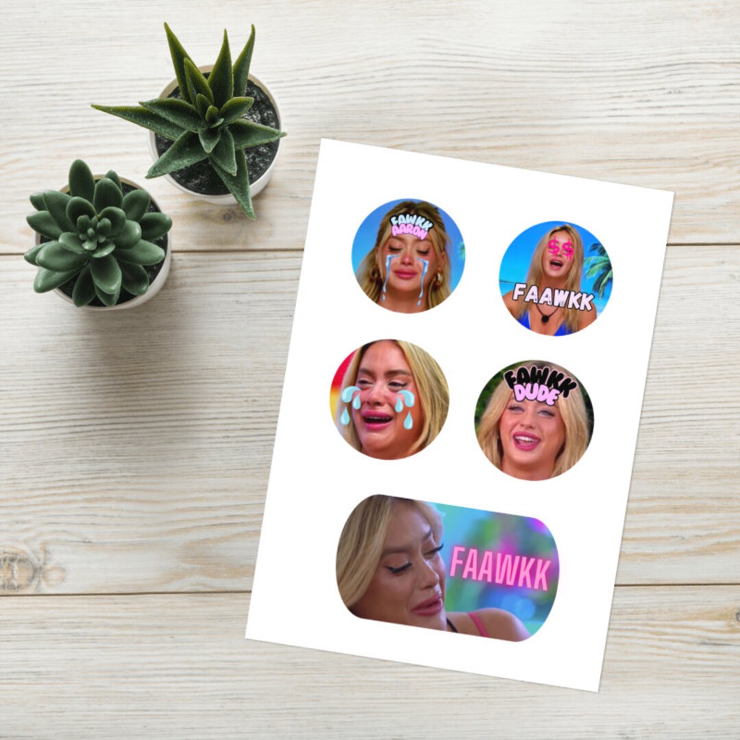 Funny Kaylor Sticker - 'fawk Aaron' Vinyl Decal for Fans - Etsy