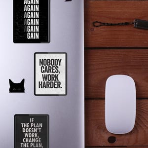 Motivational Quotes Sticker - Inspiring Vinyl Decal for Water Bottles ...