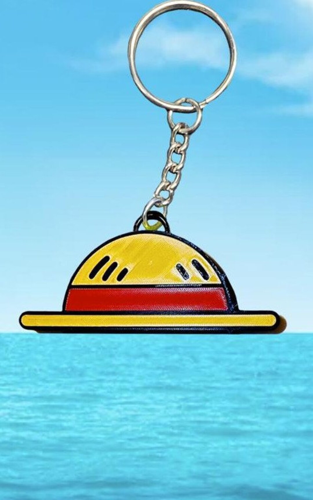 One Piece Keychain Monkey D. Luffy 3D Printed in PLA - Etsy