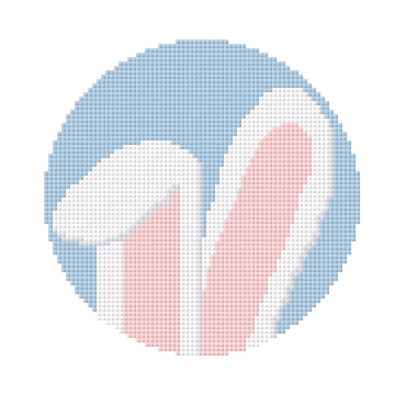 Bunny Ears Ornament Chart - Etsy