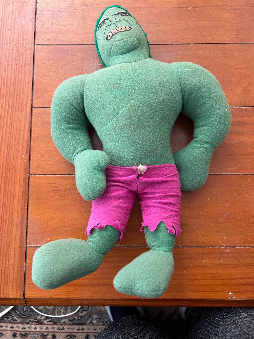Vintage 1980’s 16” Tall Incredible Hulk Soft Toy - Etsy