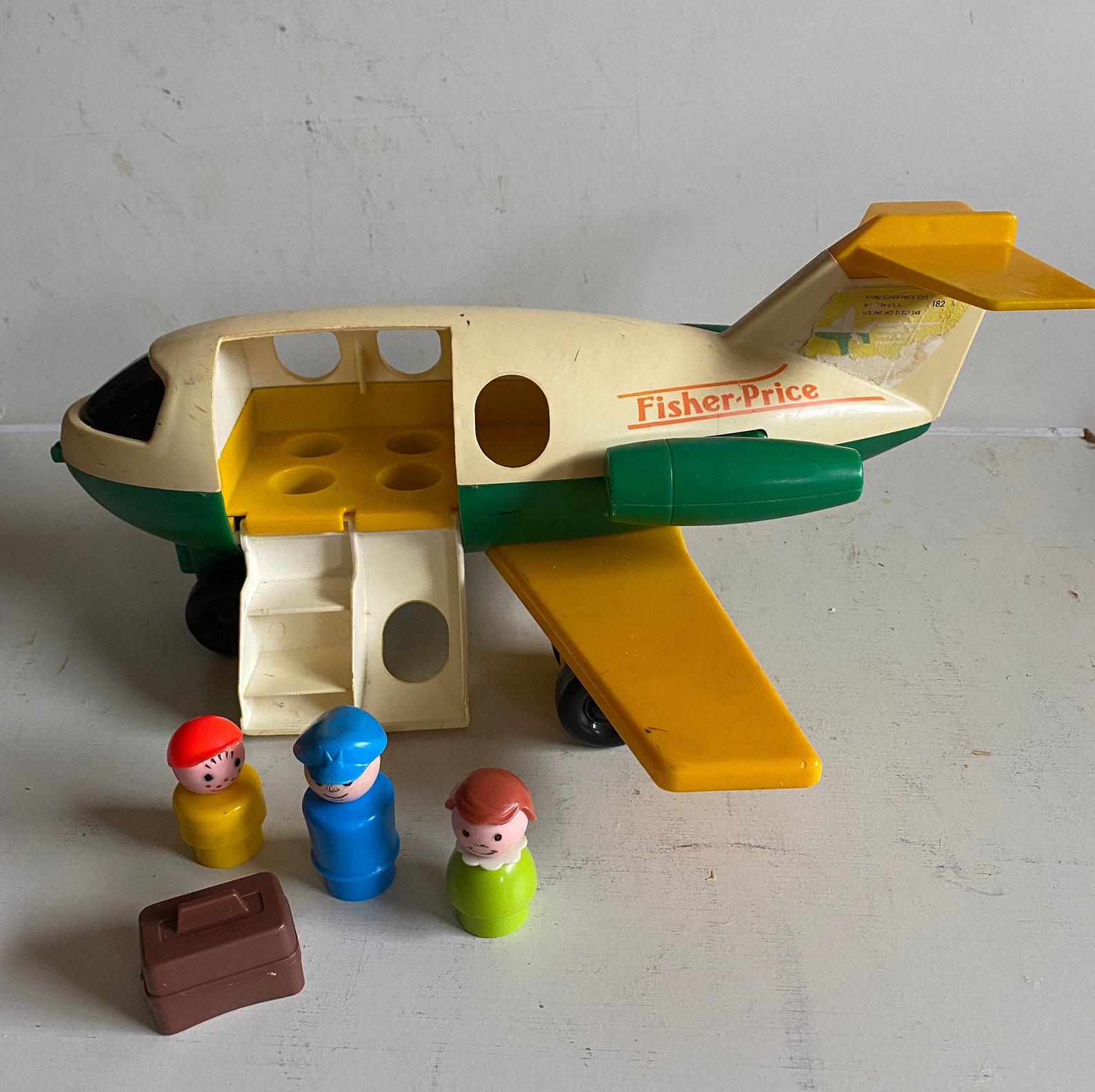 1980 Vintage Fisher Price Airplane - Etsy