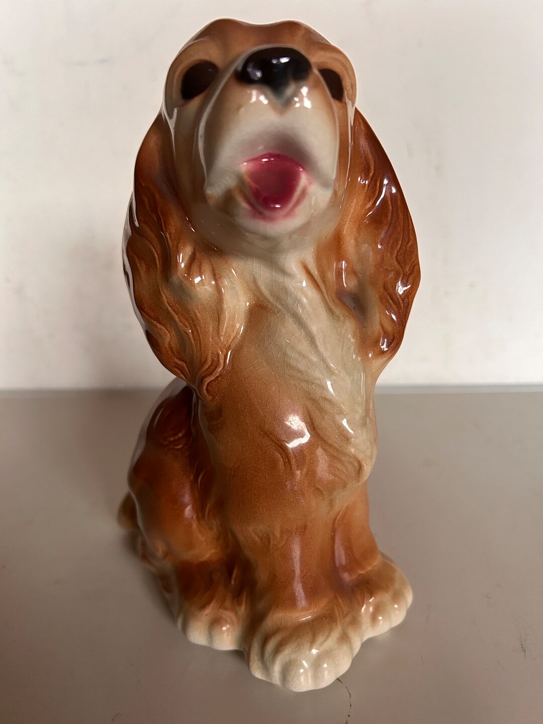 Vintage 1950’s Cocker Spaniel Ceramic Planter - Etsy