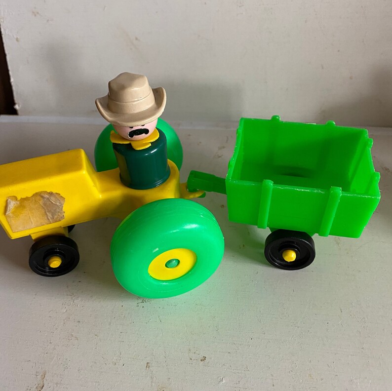 Various Vintage Fisher Price Vehicles Trailers and Figures - Etsy
