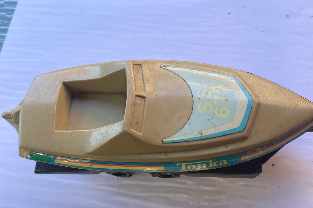 1970’s Vintage Tonka Speed Boat and Trailer - Etsy