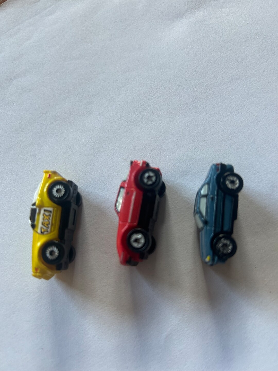 Set of 3 Glass Top Vintage 1980s Micro Machines - Etsy