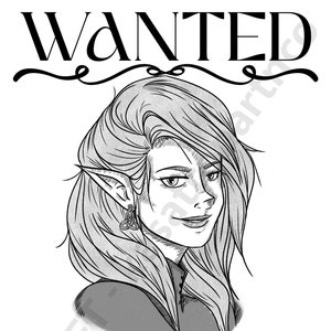 Dnd Custom Character Wanted Posters Wanted Posters, Dnd Art, Dnd Gifts ...