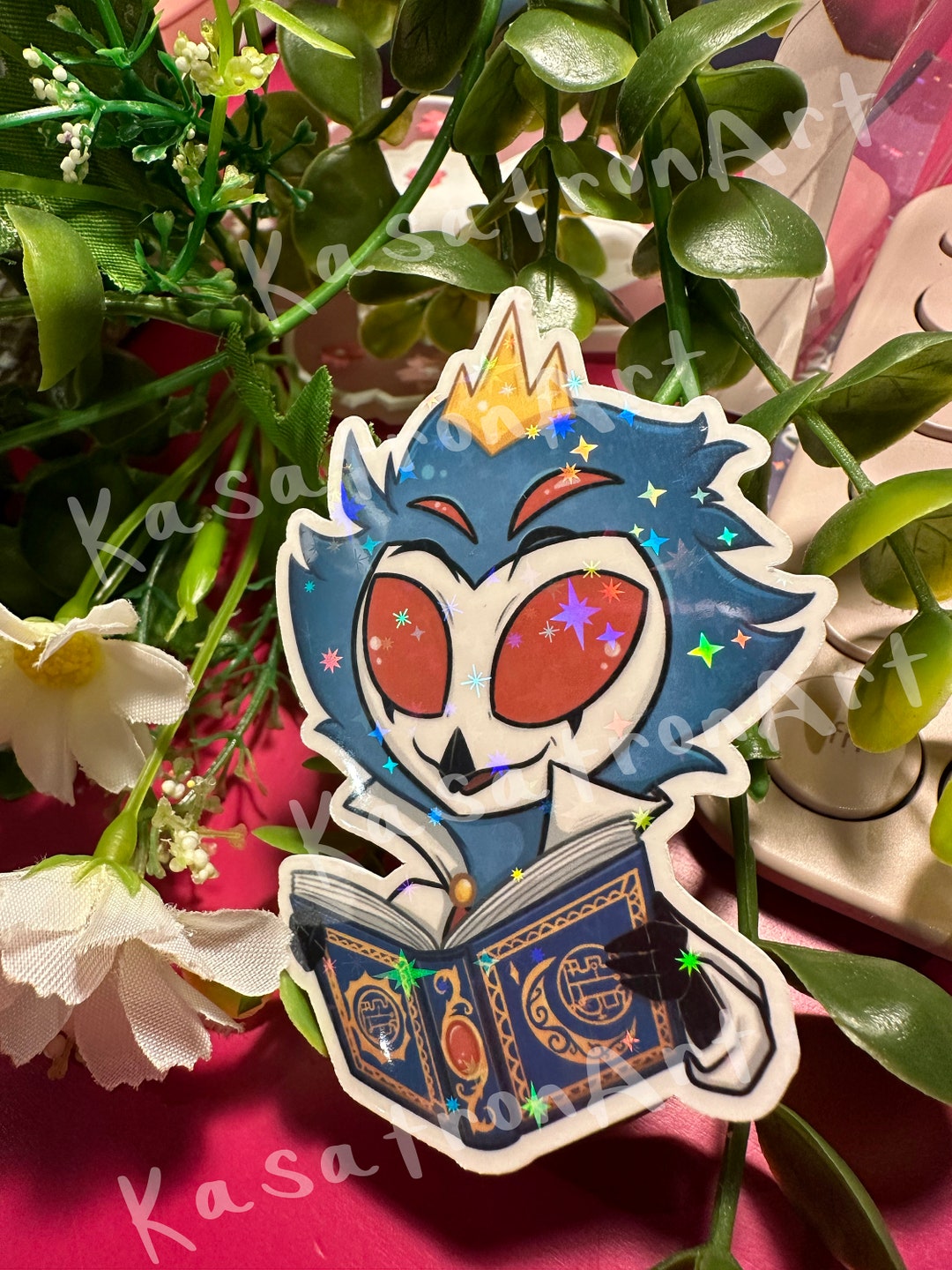 Helluva Boss Baby Stolas Sticker Stolas, Grimoire, Helluva Boss Star ...