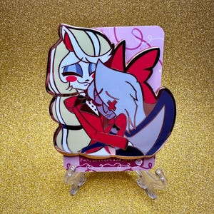 Hazbin Hotel Charlie & Vaggie Enamel 2nd Run! Pin 3” || Chaggie - 2 ...