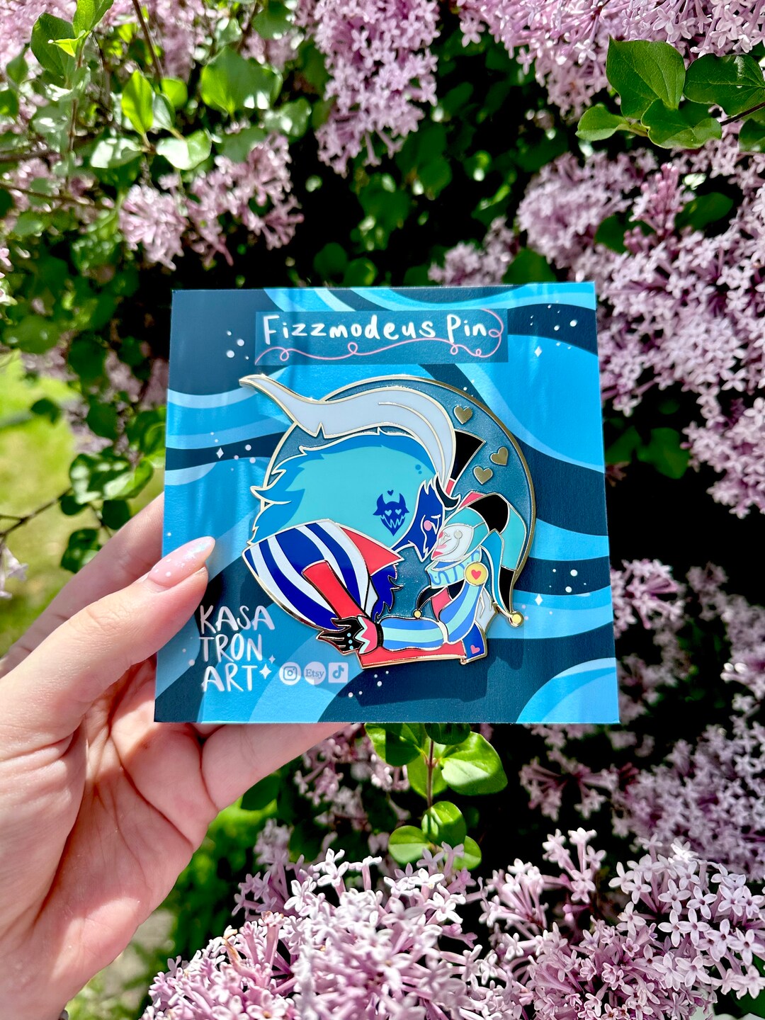 Helluva Boss Fizzmodeus Gold Enamel Pin Ozzie, Asmodeus, Fizzarolli ...