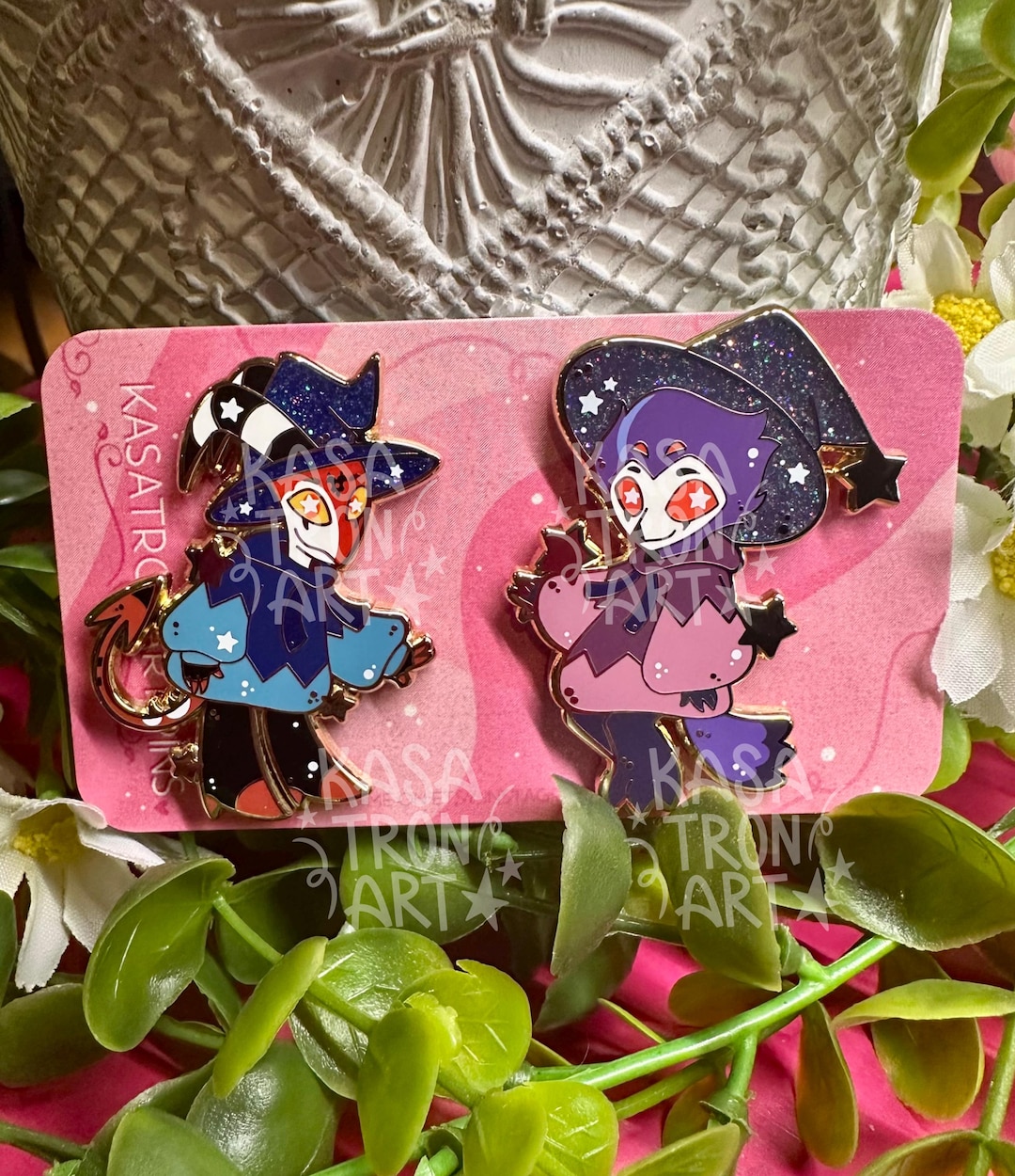 Helluva Boss Cozy Witchy Stolas & Blitz - Pin 2” || Stolitz ...