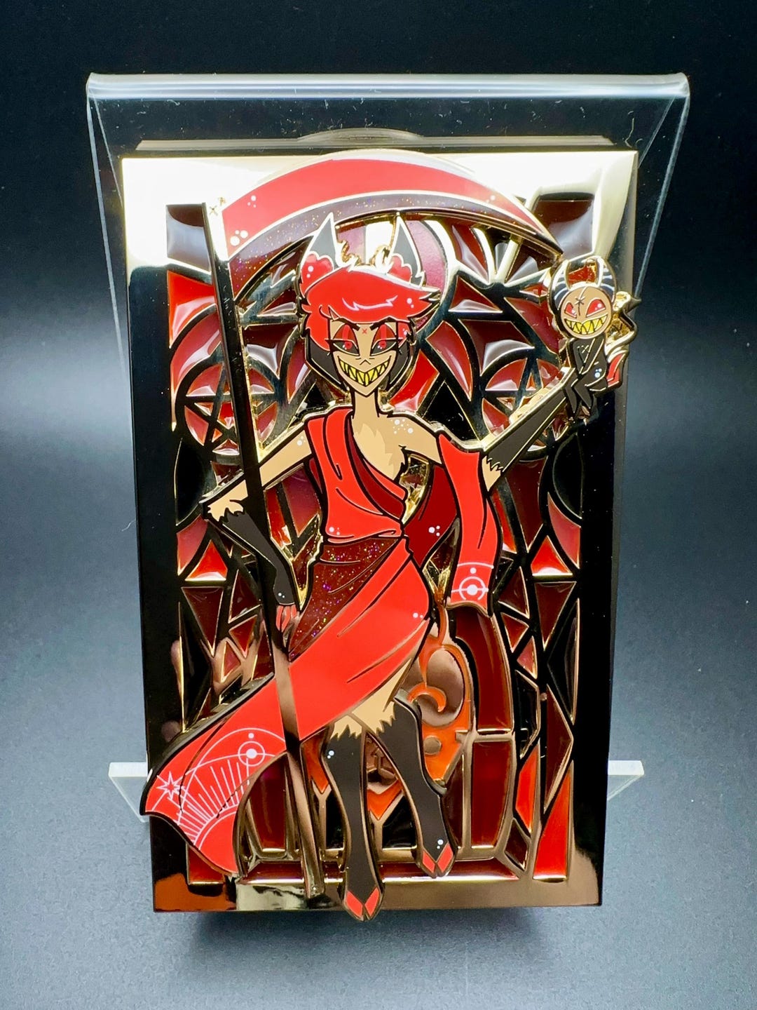 Hazbin Hotel LE Cosmos Demon Overlord Alastor - 3D Enamel Pin on Pin ...
