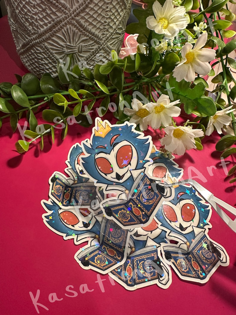 Helluva Boss Baby Stolas Sticker Stolas, Grimoire, Helluva Boss Star ...