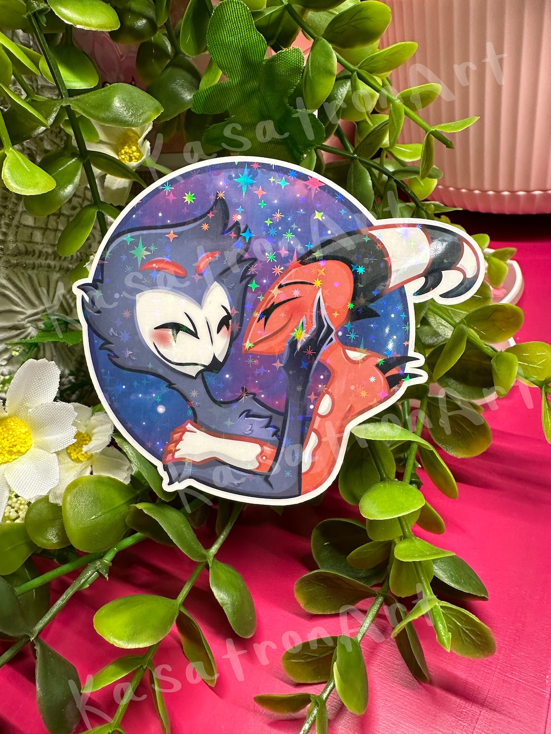 Helluva Boss Stolas X Blitzo Sticker Stolas, Blitz, Blitzo, Stolitz ...