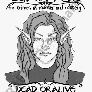 Dnd Custom Character Wanted Posters Wanted Posters, Dnd Art, Dnd Gifts ...