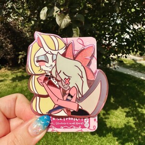 Hazbin Hotel Charlie & Vaggie Enamel 2nd Run Pin 3 Chaggie 2 Variants ...